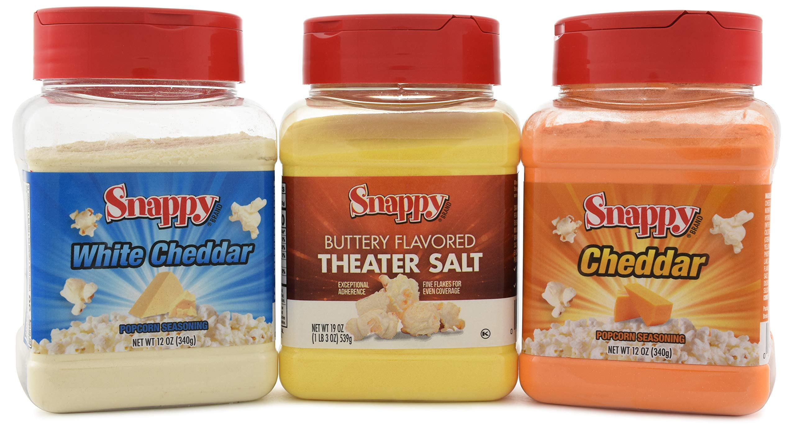 Snappy Popcorn Seasoning, Cheddar Cheese, White Cheddar Cheese, 12 oz ...