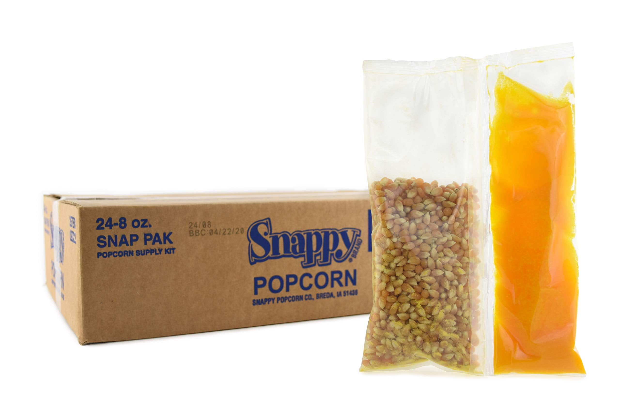 Snappy Snap-Paks, All in AKF18 One Popcorn Kit, Yellow Popcorn Portion ...