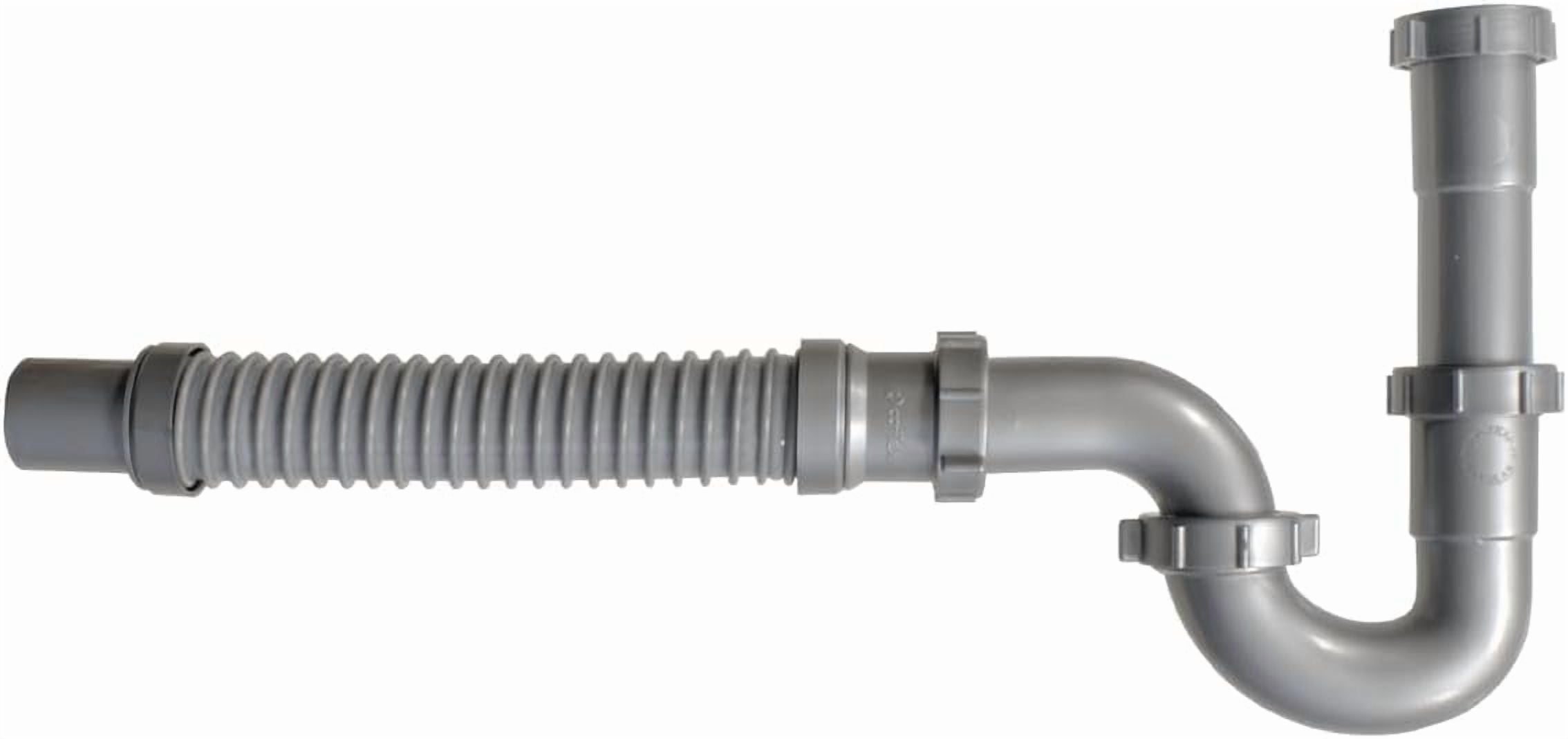 Snappy Trap Universal Flexible P Trap Bathroom Sink Drain Pipe Plumbing ...