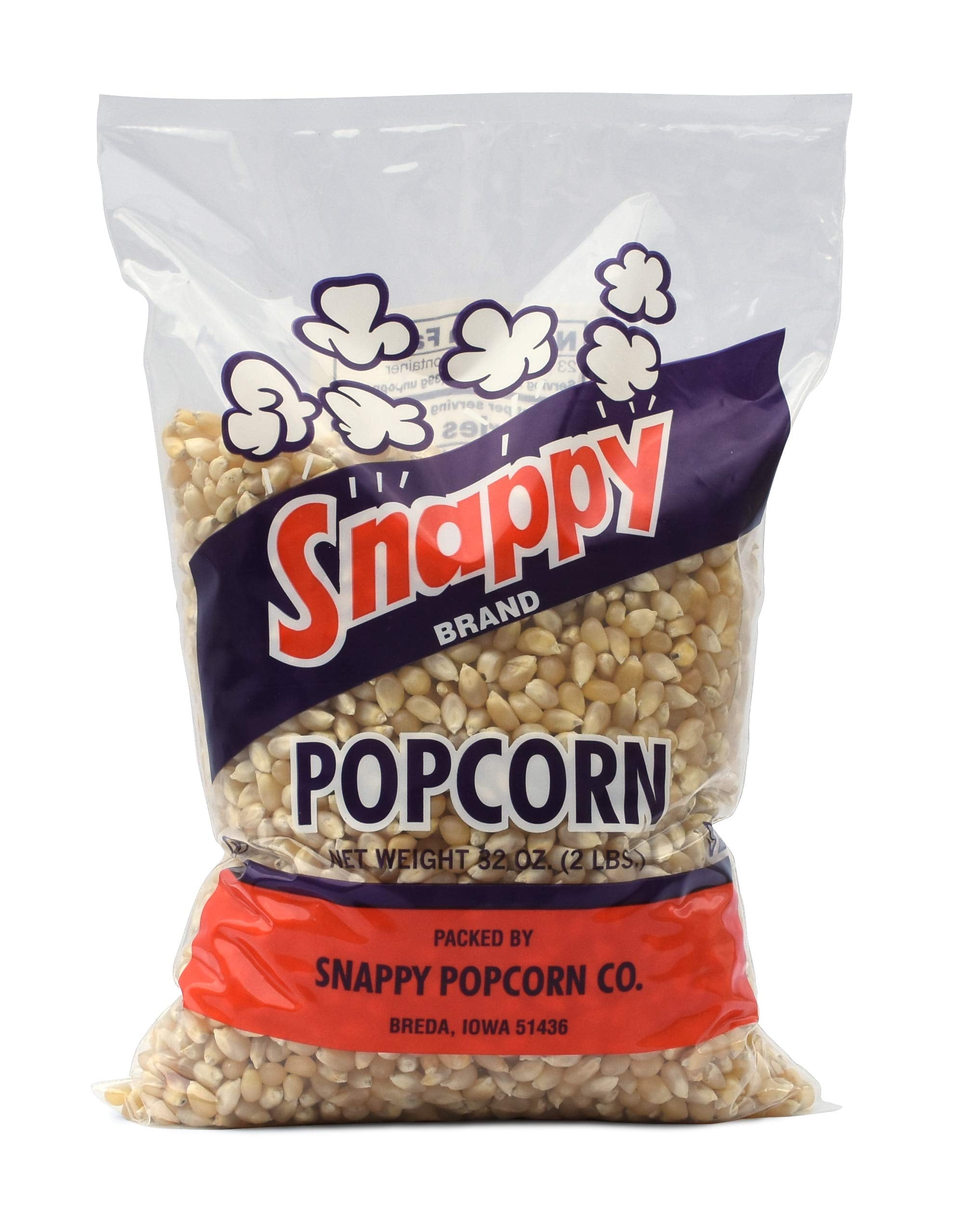 Snappy White Popcorn Kernels AIF9 for Popping with Pop corn Machine ...