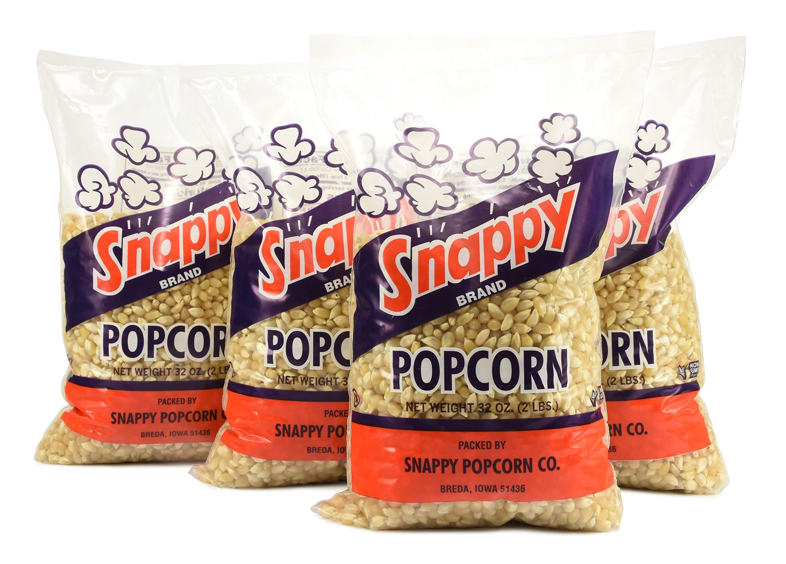 Snappy White Popcorn Kernels BCF26 for Popping with Popcorn Machine ...