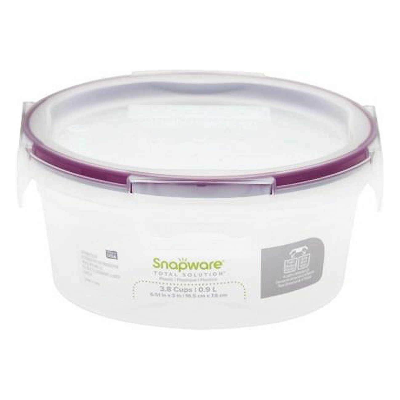 Snapware 3.8 Cups Total Solutions Lock Top Container , Multi - 2 Piece ...