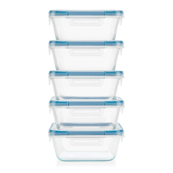 Snapware Piece Total Solution 10-Pc Glass Food Storage Containers Set ...