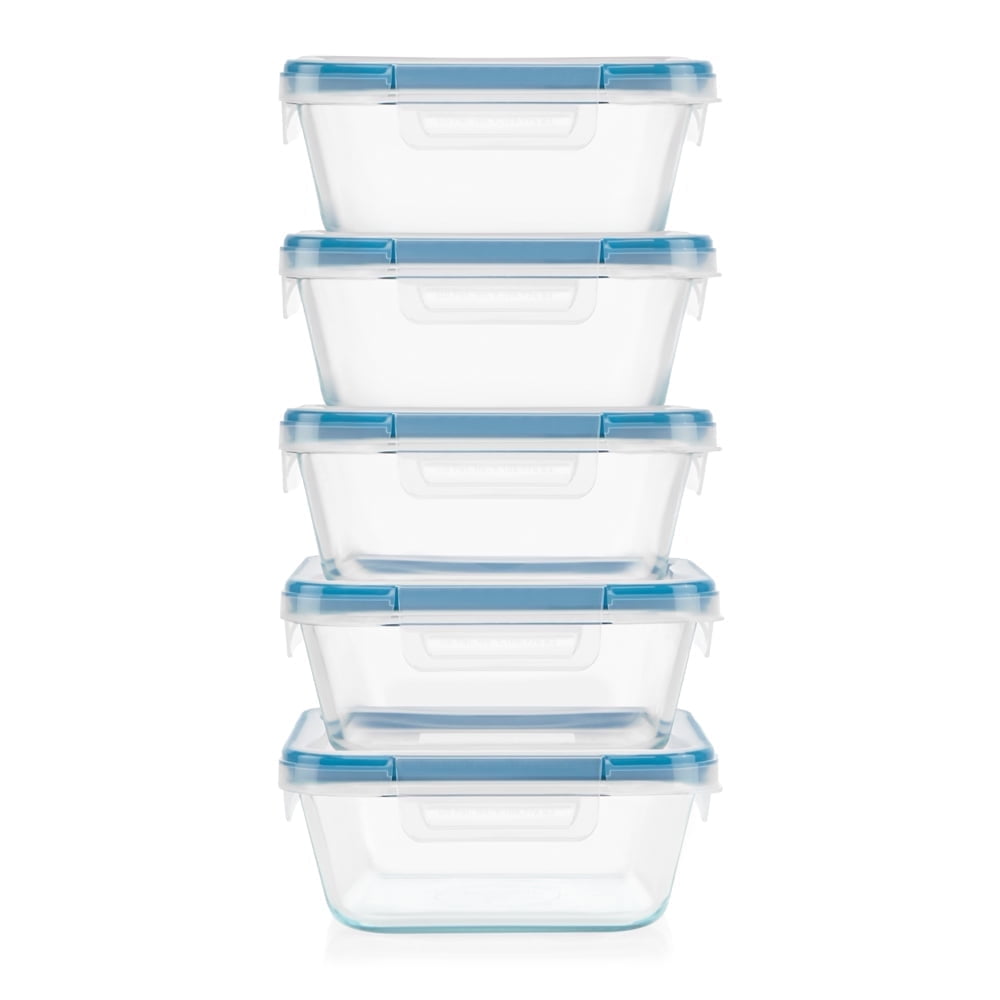 Snapware Piece Total Solution 10-Pc Glass Food Storage Containers Set ...