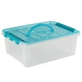 Snapware Smart Store 16x6 with Turquoise Handles, Set of 6 - Walmart.com