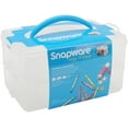 Snapware Snap 'n Stack Craft Organizer Medium Rectangle 2 Layers 5"X10 ...