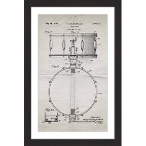 "Paper Clip 1899 Black Paper" Framed Painting Print - Walmart.com