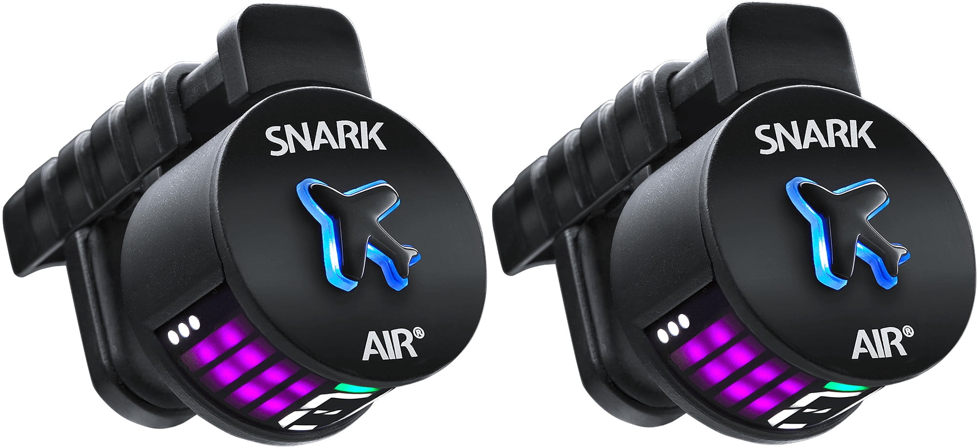 Snark Air Rechargeable Clip-On Tuner 2 Pack High Precision Tuning No ...
