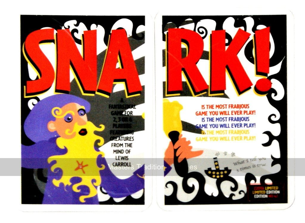 Snark! Card Game. Based on Lewis Carroll's The Hunting of the Snark ...