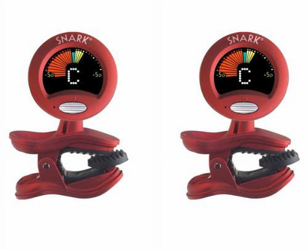 Snark Guitar Instrument Tuner ST-2 Super Tight Chromatic Red ST2 2 Pack ...