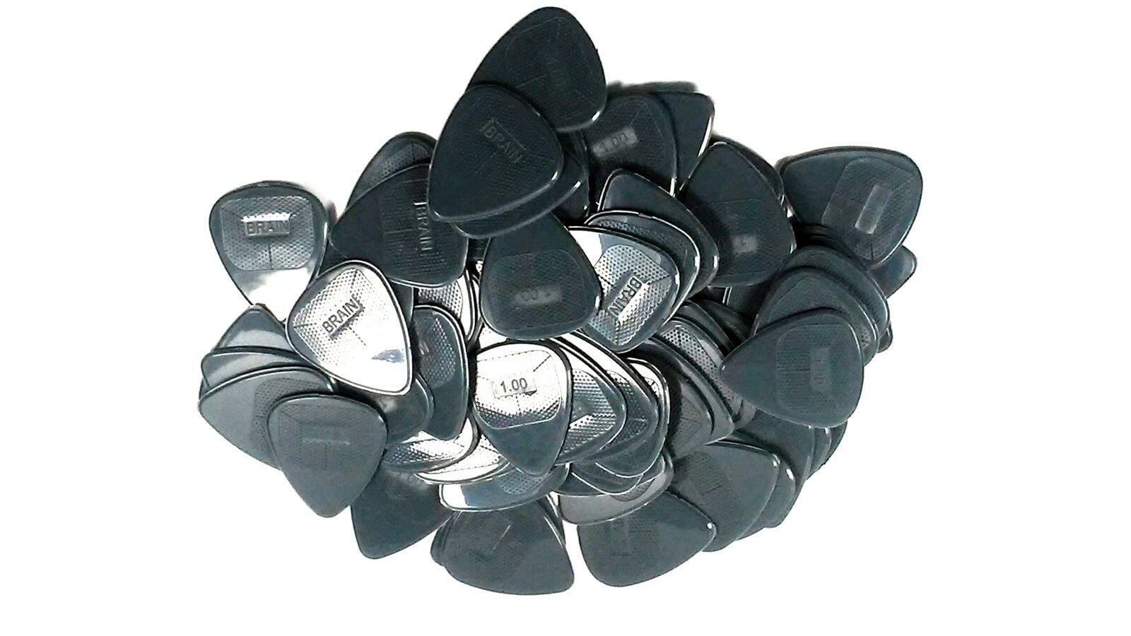 Snarling Dog Guitar Picks Brain Picks 72 Picks 1.10mm Grey - Walmart.com