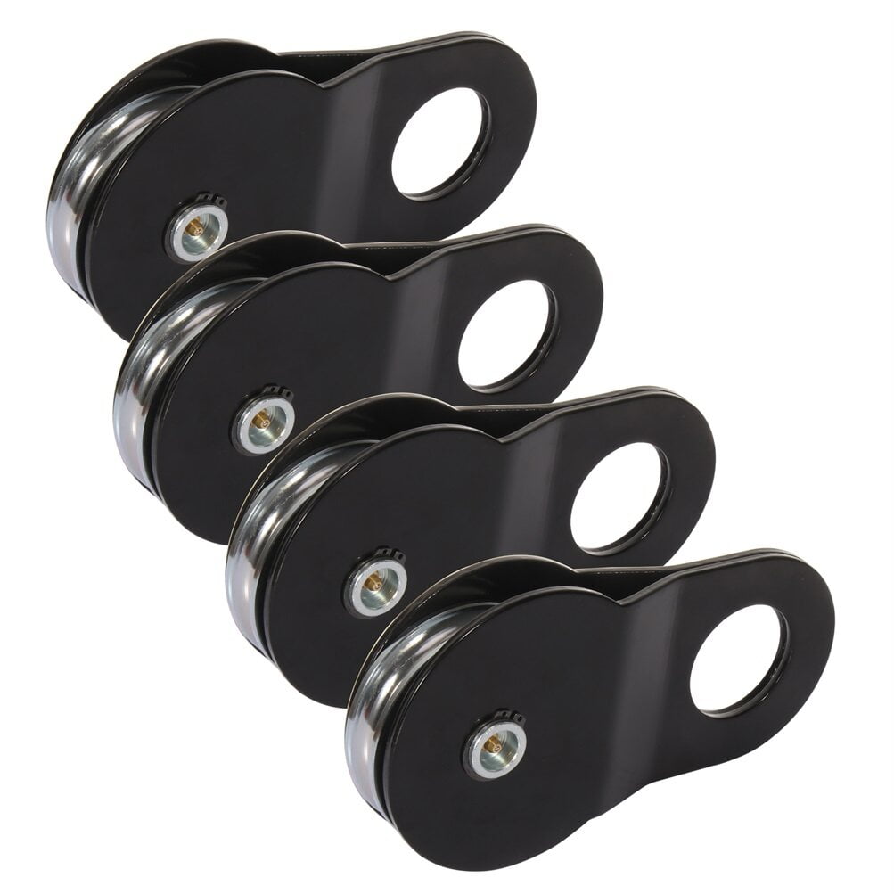 Snatch Block 20000 lbs Heavy Duty Block Pulley Hoist Self Recovery Kits ...