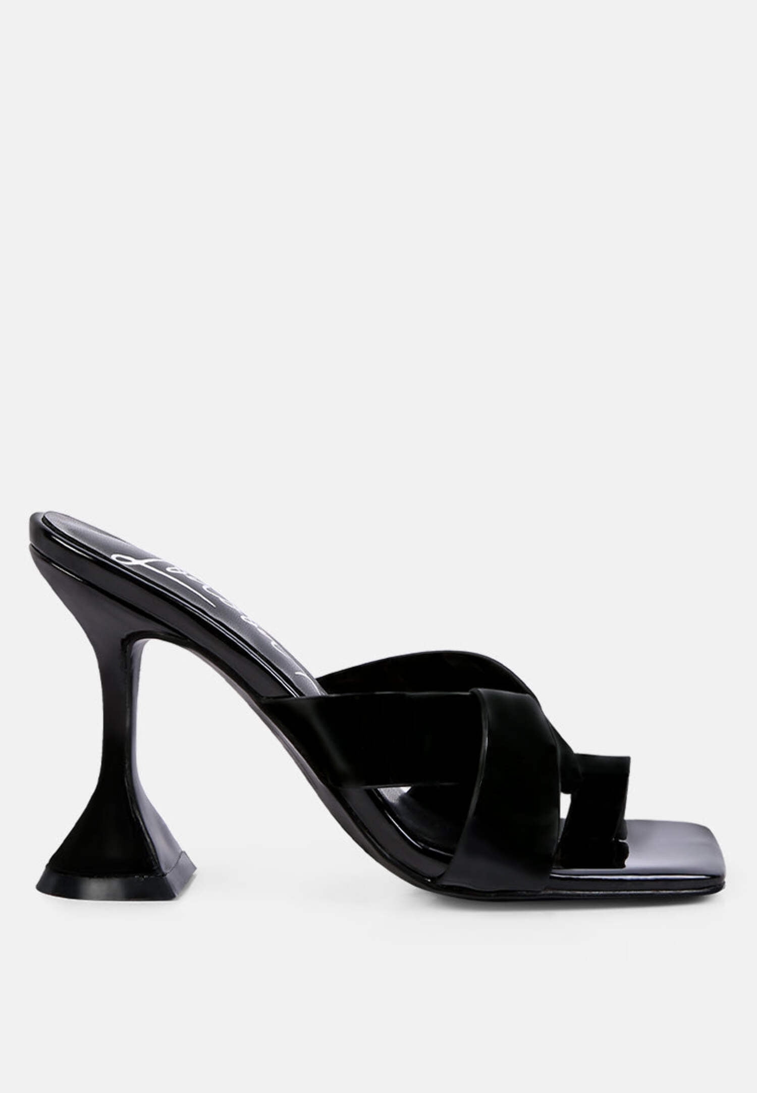 Snatched Intertwined Toe Ring Heeled Sandals - Walmart.com