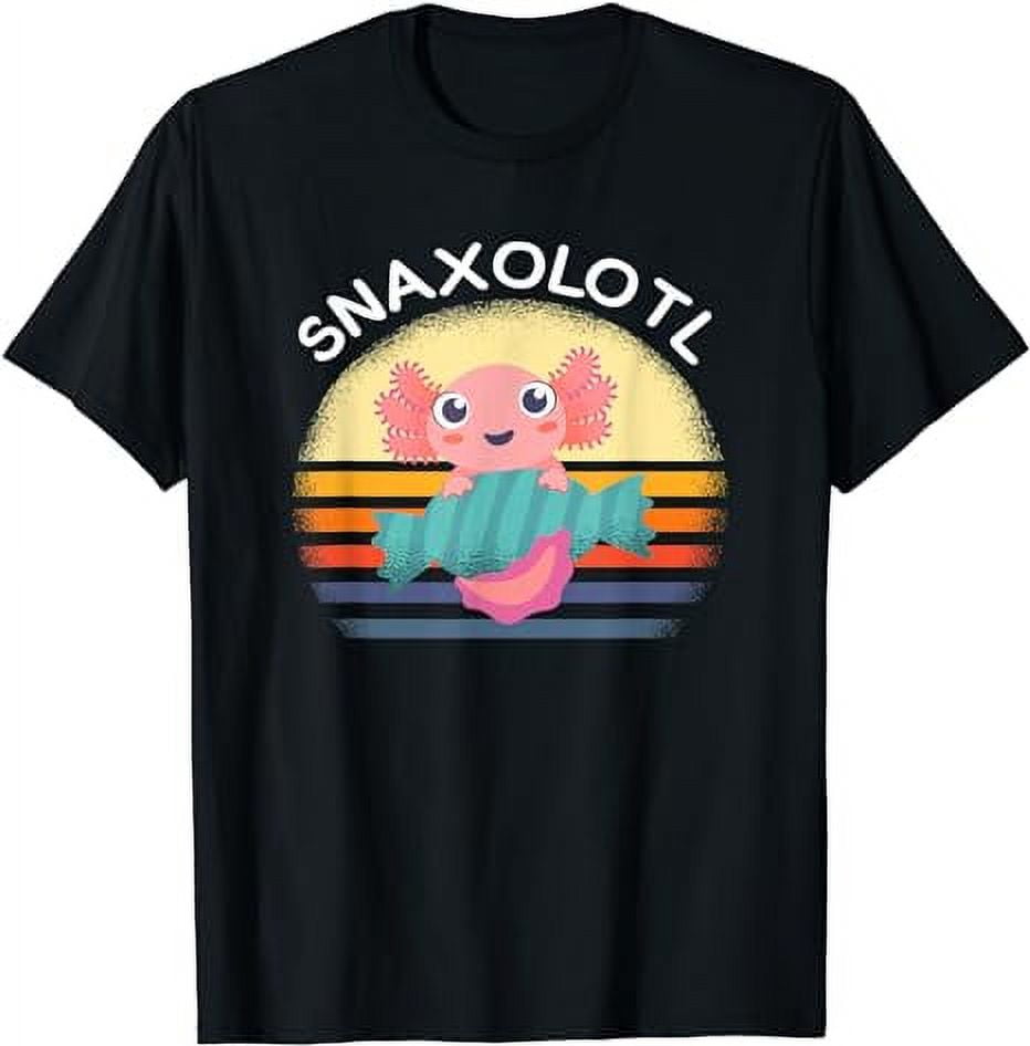 Snaxolotl Food Sweets Snacking Axolotl food lover T-Shirt - Walmart.com