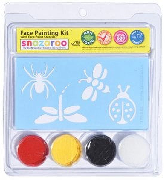 Snazaroo Bug Insect Ladybug Dragonfly Spider Bee Face Paint Kit With ...