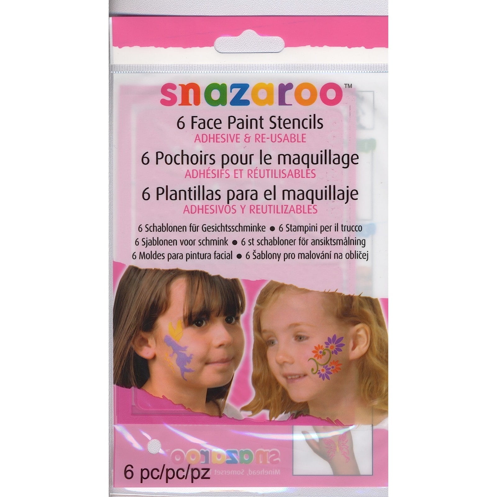 Snazaroo Face Paint Stencils (Pack of 2) - Walmart.com