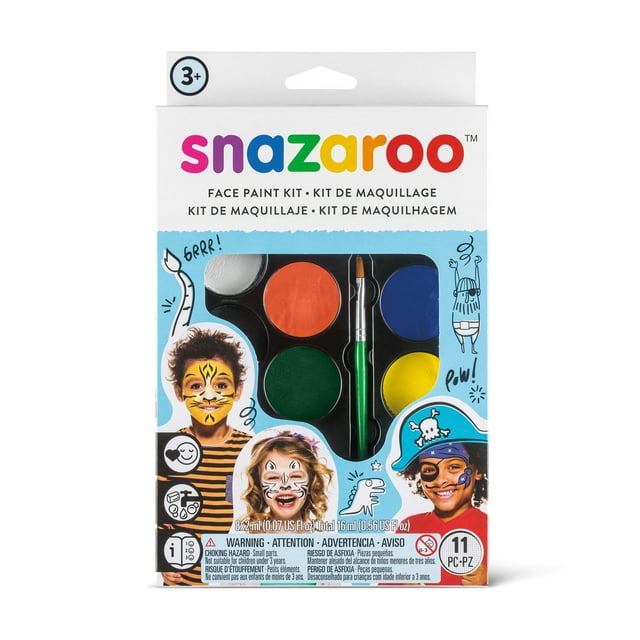 Snazaroo Face Painting Kit-Boy Wild Faces - Walmart.com