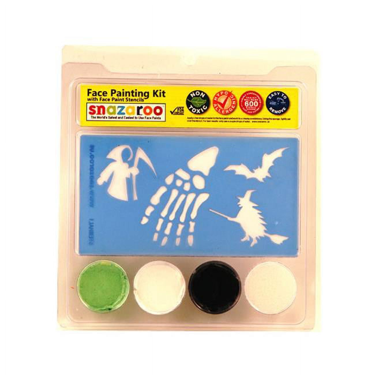 Snazaroo SZPALSHAL1 Halloween Face Paint 1 Stencil Set - Walmart.com