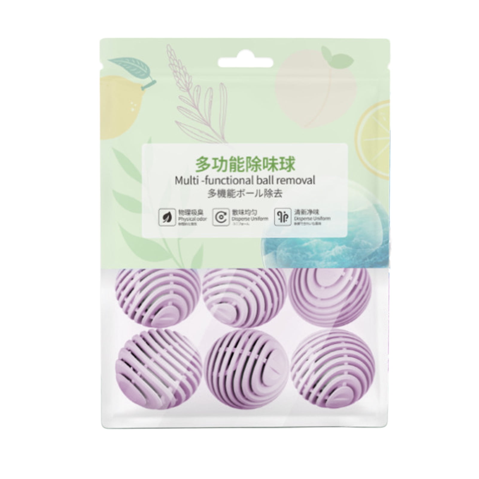 Sneaker Balls, 6pcs Boot Deodorizer Shoe Smell Eliminator, Shoe ...