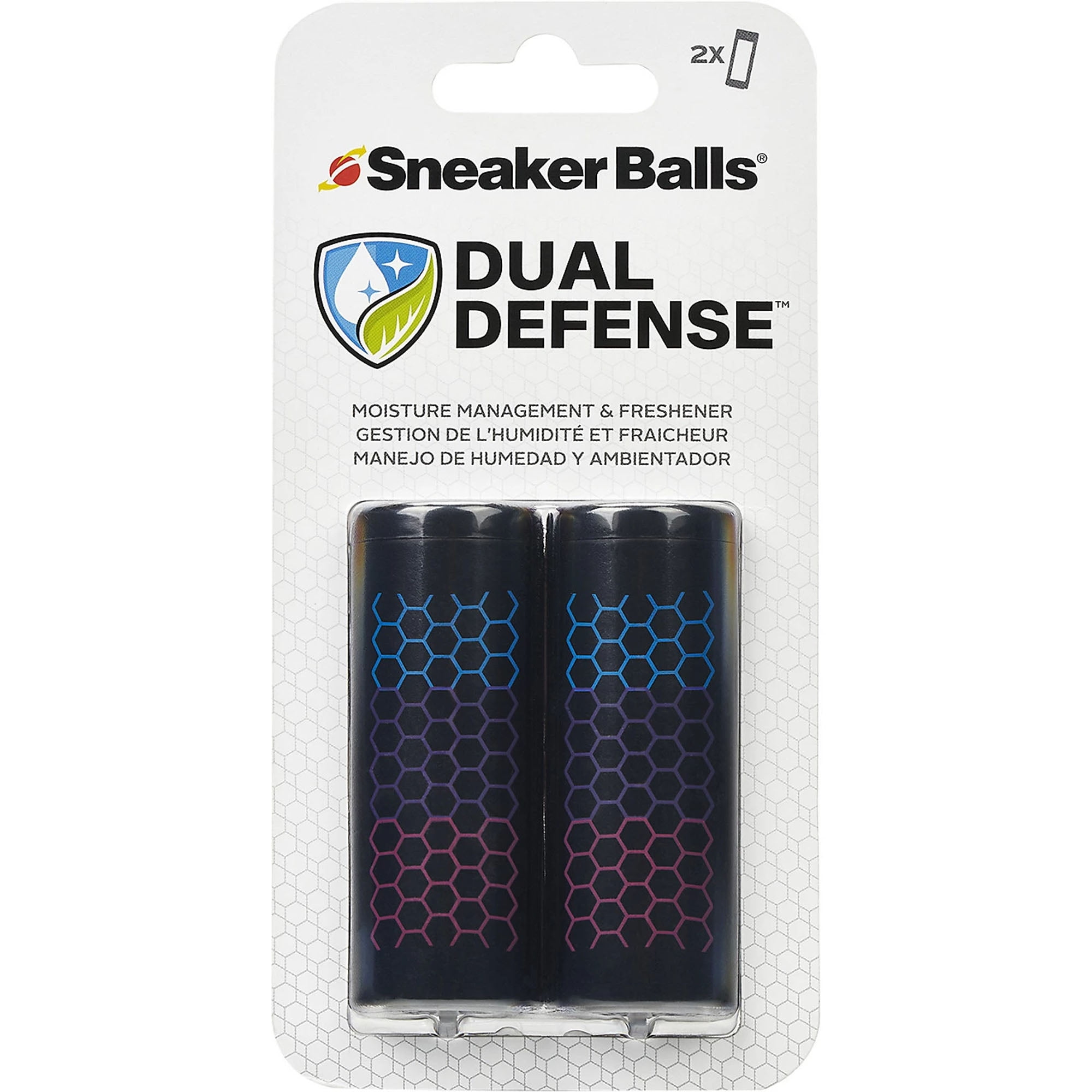 Sneaker Balls Dual Defense Hexagon Shoe Freshener, 2 Pack - Walmart.com