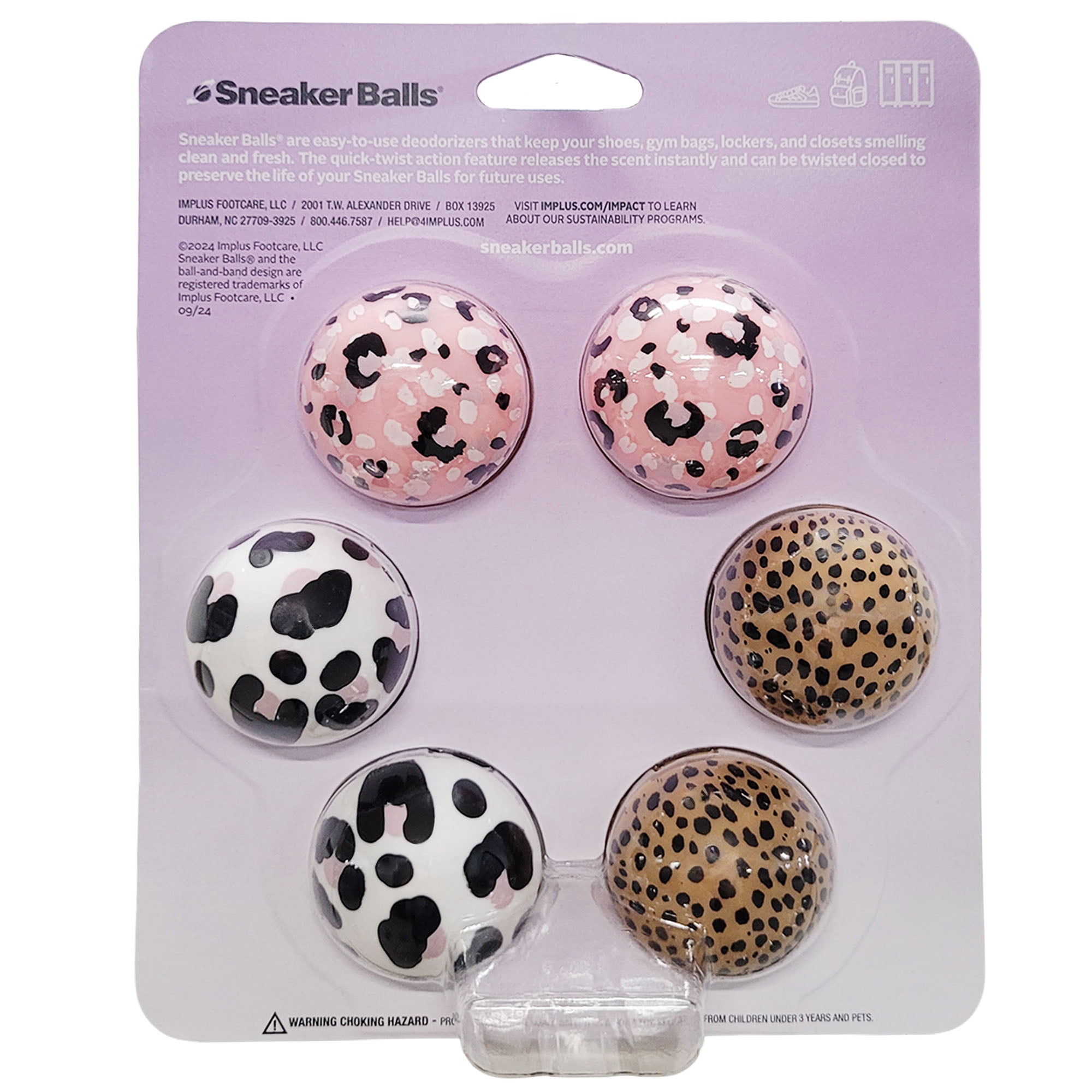 Sneaker Balls Lavender Scented Shoe Freshener, Swirls, 6 Pack - Walmart.com