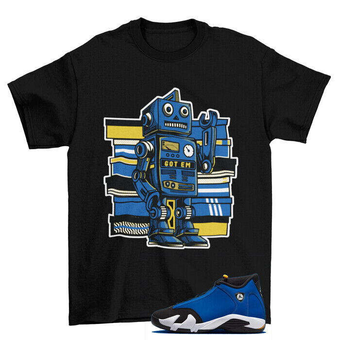 Sneaker Bot Shirt Black Laney to Match Jordan 14 Retro Laney 487471-407 ...