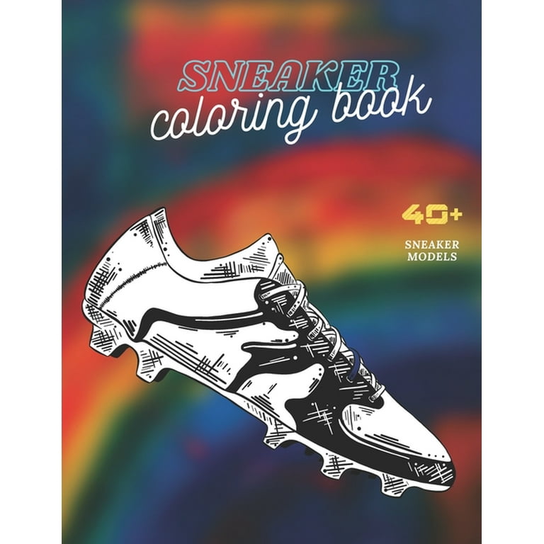 sneaker coloring pages