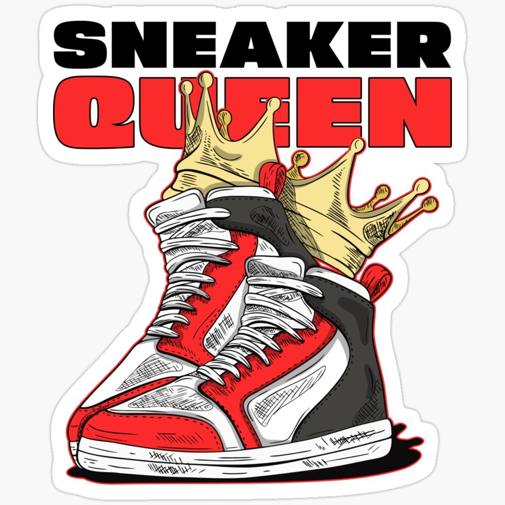 Sneaker Queen Sticker Phone Decal Water Bottle Stickers Car Decals ...