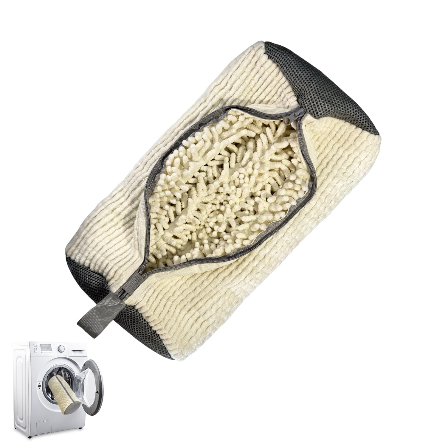 Sneaker Shoe Washing Machine Bag - Reusable Mesh for All Shoes, White ...