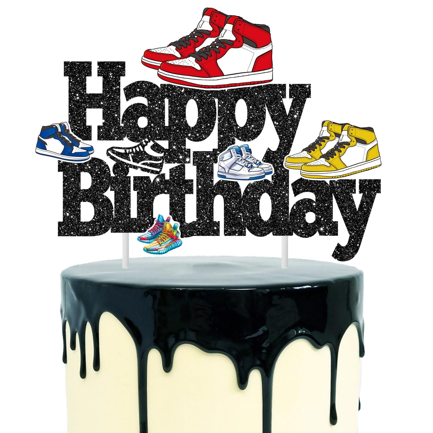 Sneaker Shoes Cake Topper IFF17 Sneaker Birthday Party Decorations ...