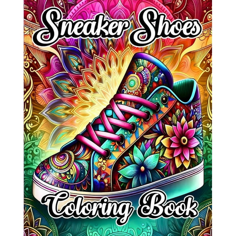 coloring book shoes