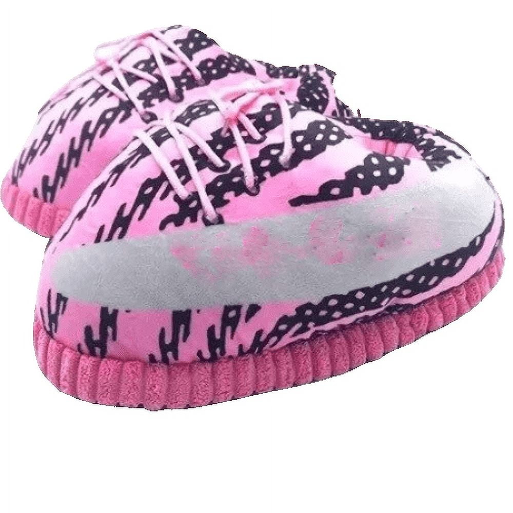 Sneaker Slippers in Pink Ye 350 Look – Comfy adult sneaker slippers for ...