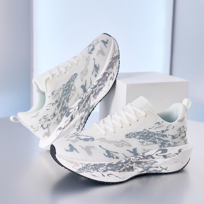[Sneakers] New Large-Sized Breathable Fabric Upper Running Shoes for ...