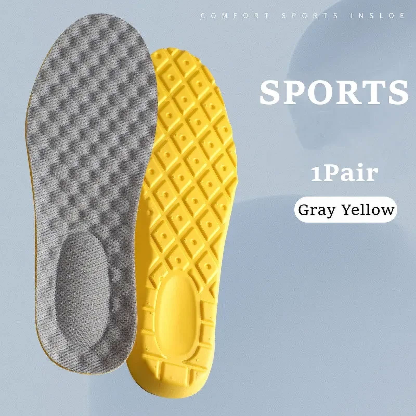 Sneakers Orthopedic Arch Insoles for Shoes Flat Foot Memory Foam Insole ...