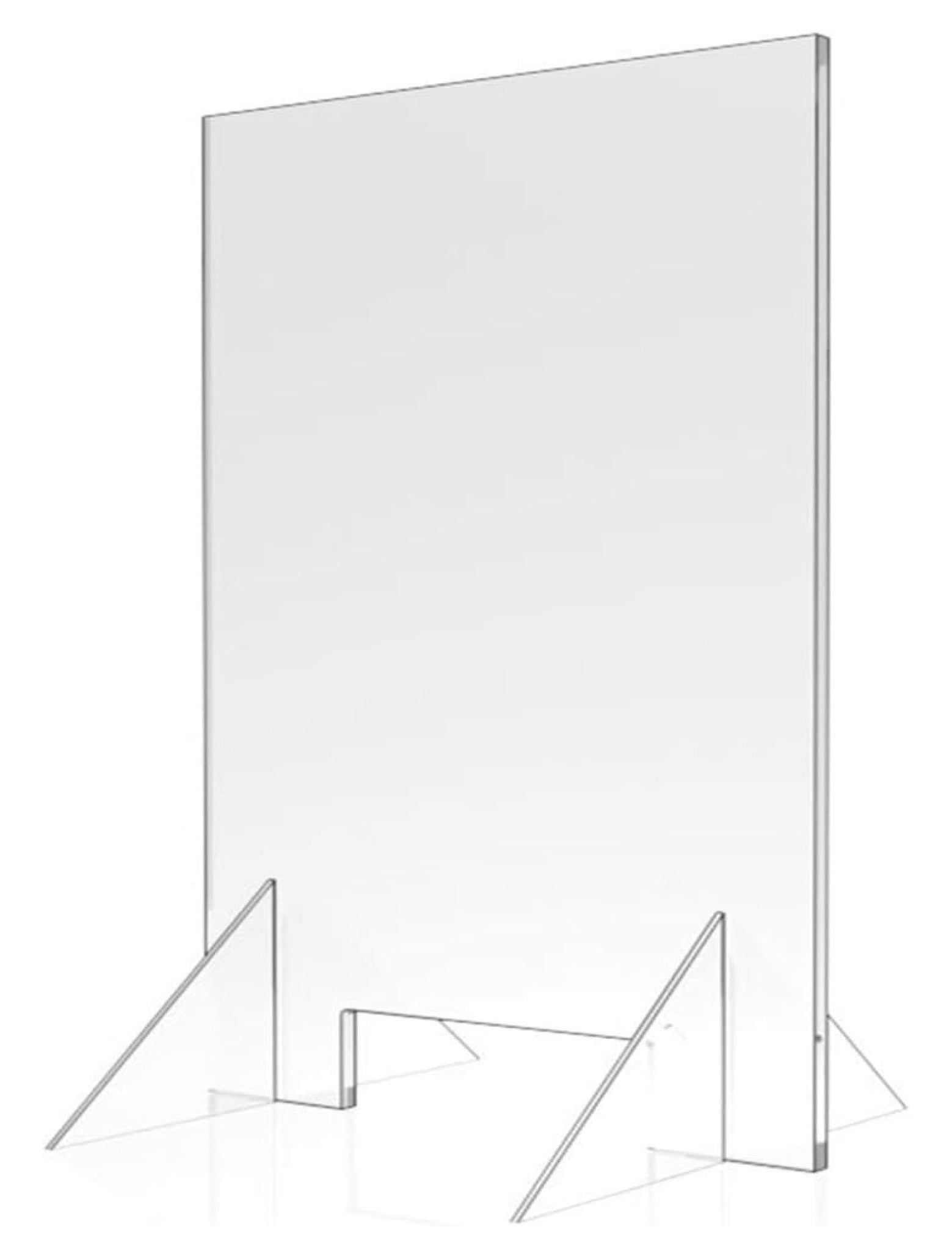 Sneeze Guard - 24" W x 30" T Divider Protection Barrier Shield Checkout ...