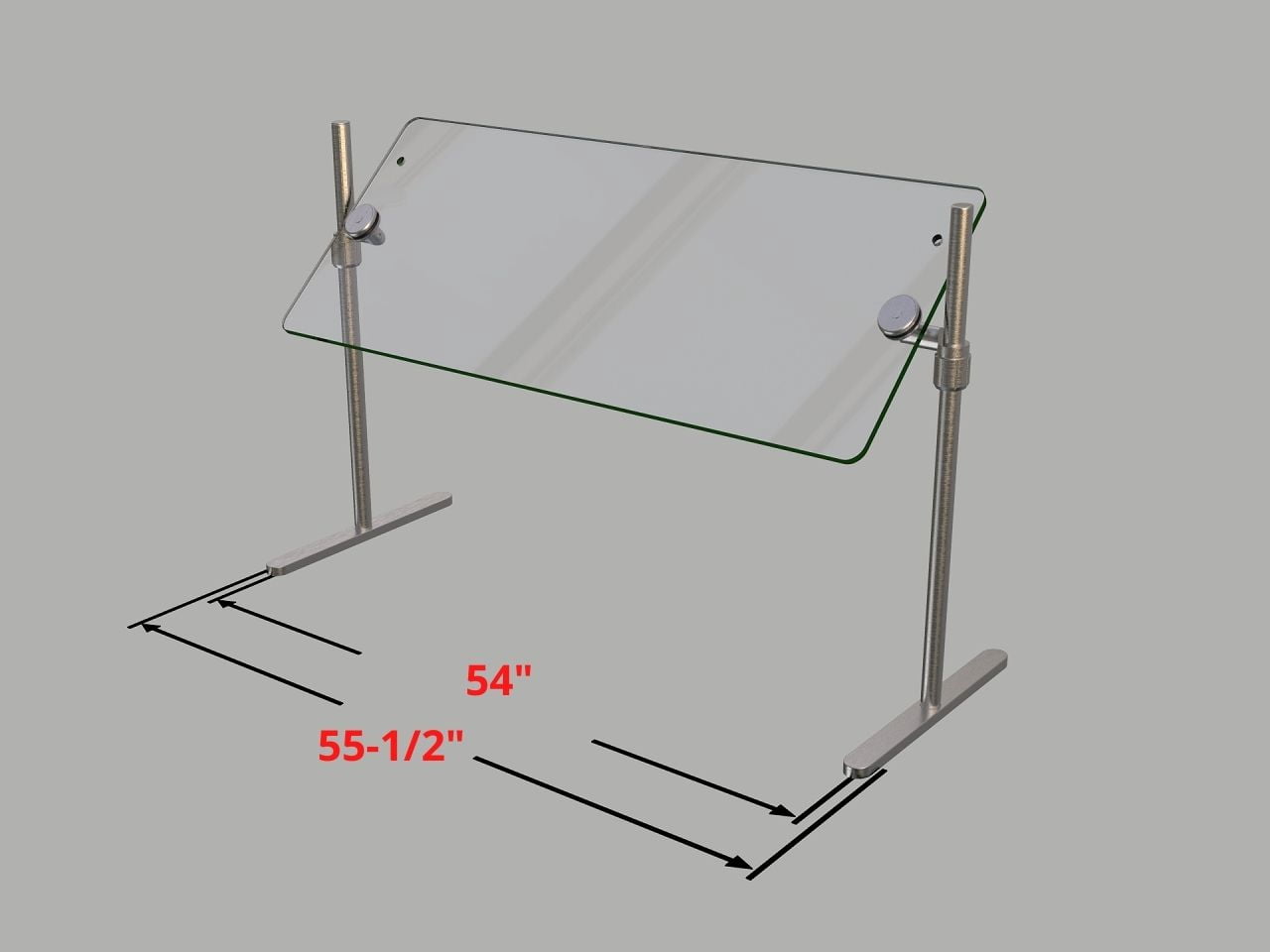 ADM Sneezeguards Sneeze Guard Protector Screen Orbit720-54-SL for ...