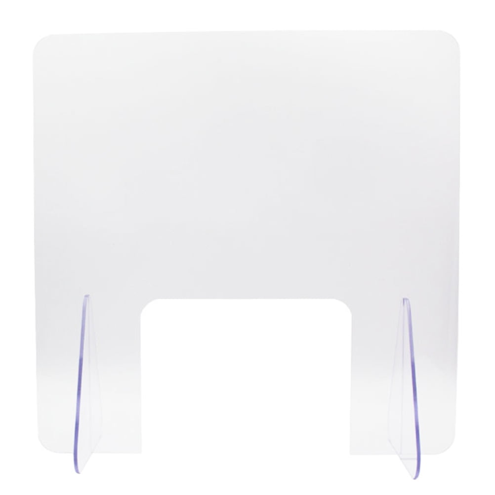 Sneeze Guard Acrylic Partition Transparent Shield Countertop Barrier ...