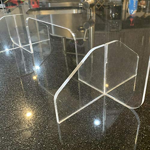 Sneeze Guard Cough PPE Safety Barrier Shield 24 inch x 19.75 inch Type ...