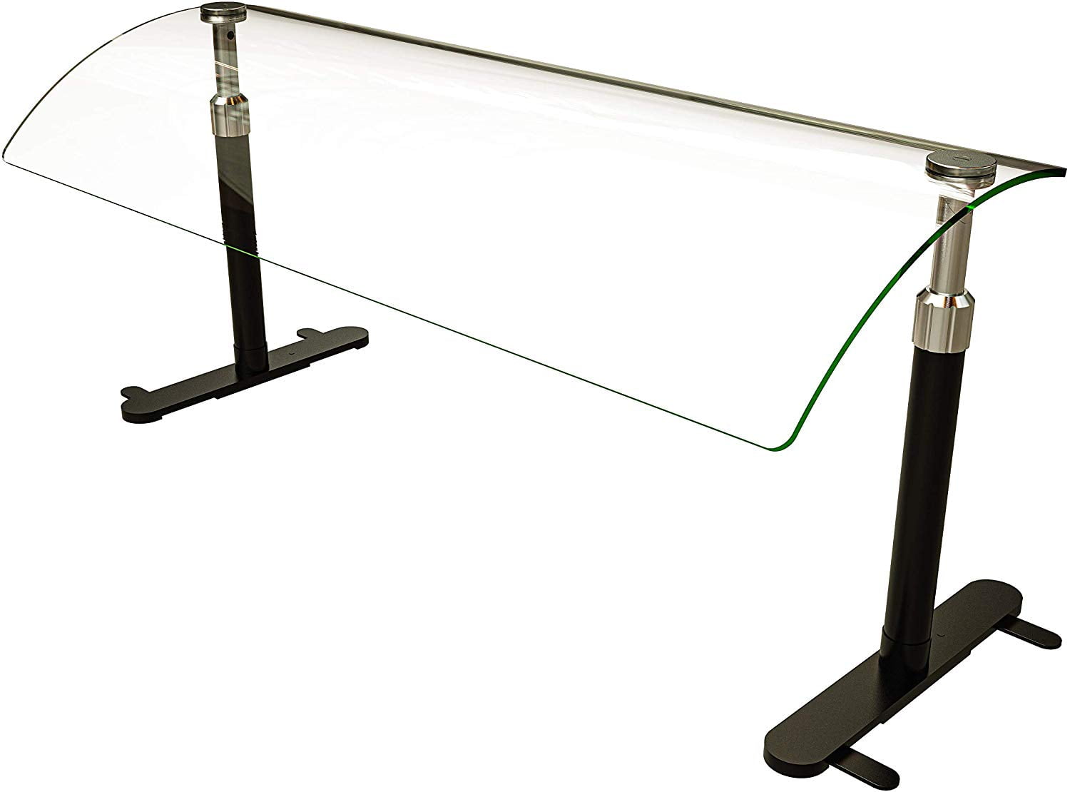 Sneeze Guard Portable | ADM Sneezeguards | EP-950-24-BLK - Walmart.com