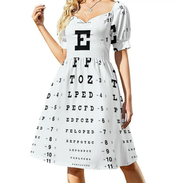 Snellen Eye Chart Dress elegant chic wedding evening dresses dress ...