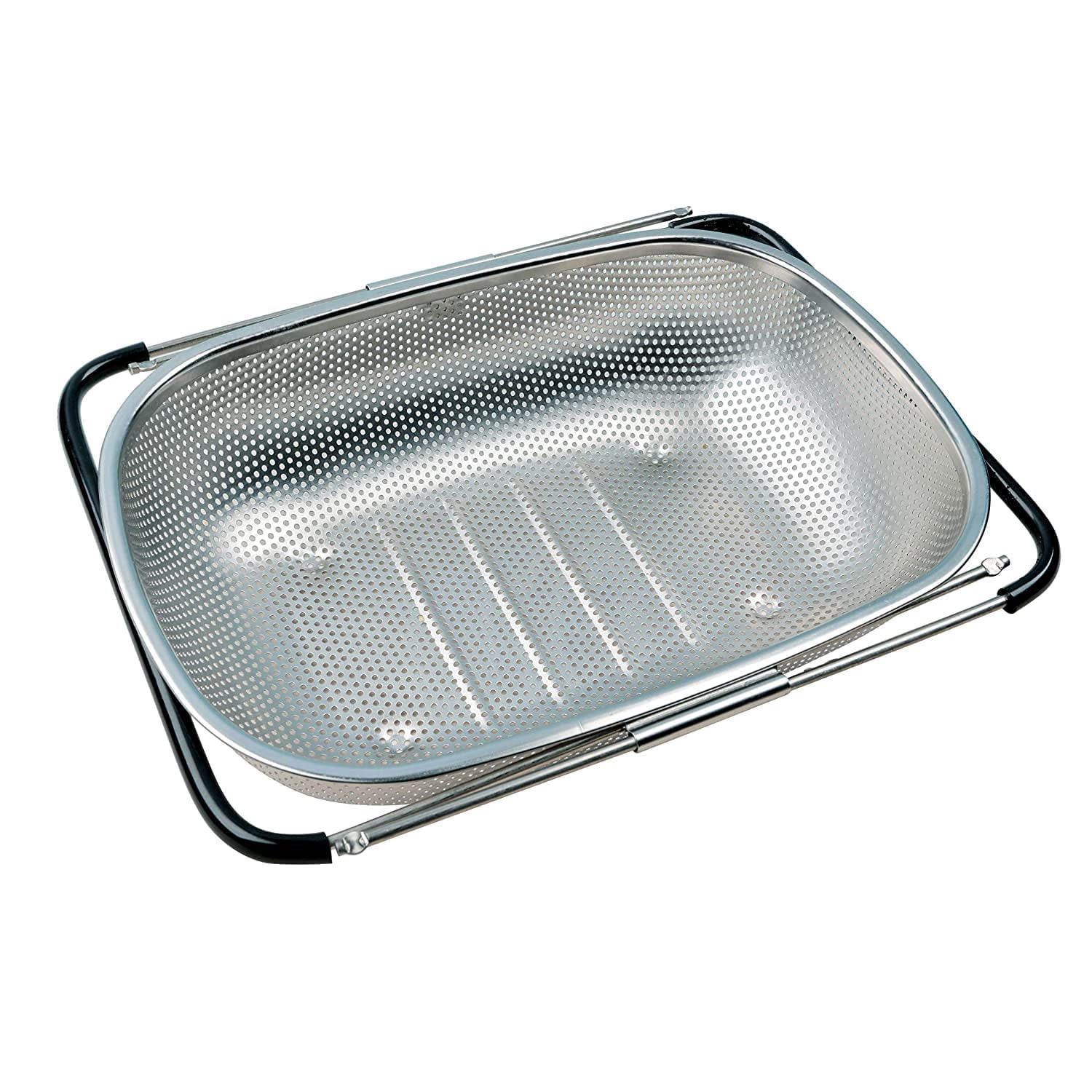 Snevad Stainless Steel Perforated Colander Kitchen Strainer Sieve with ...