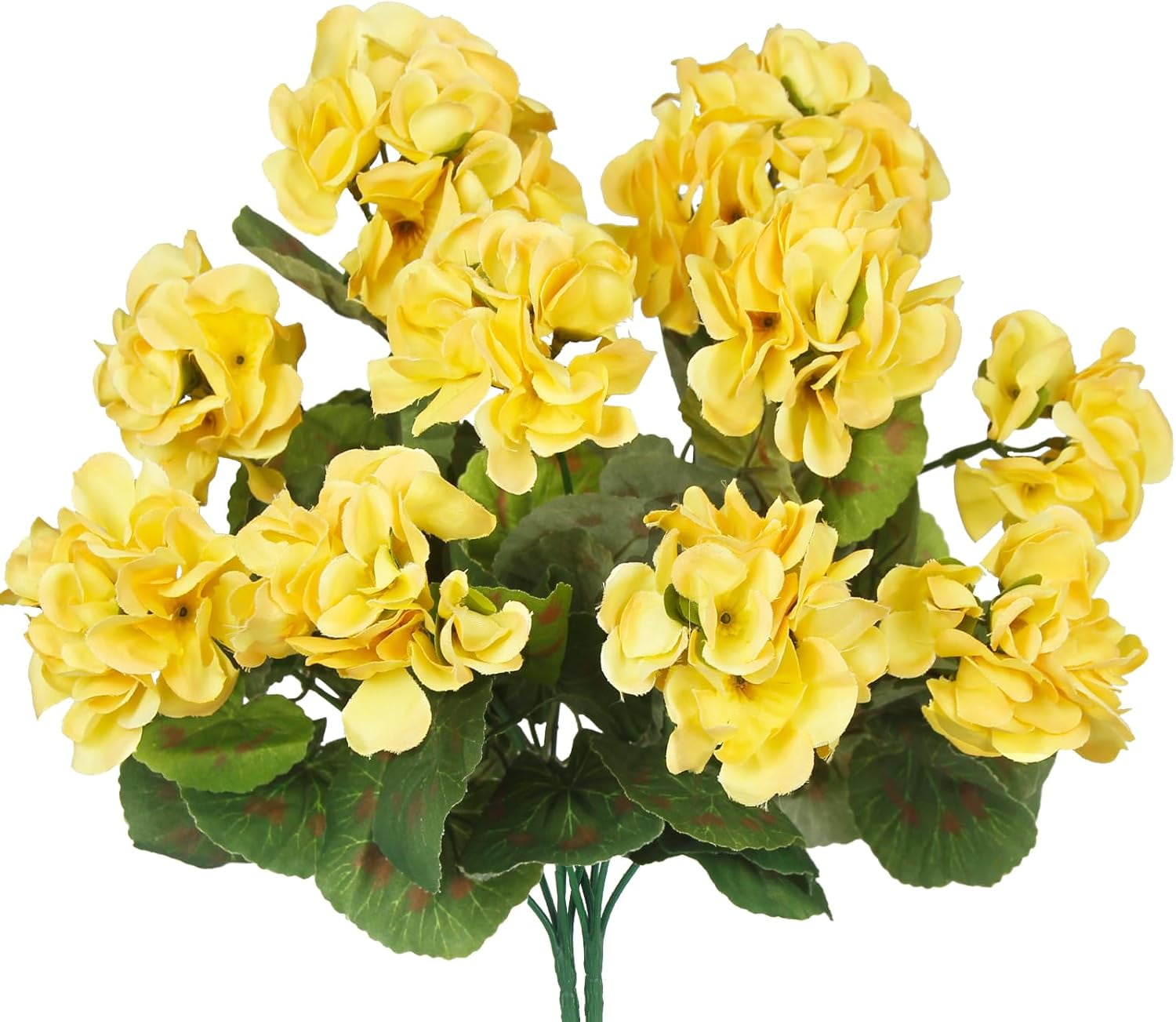 Snfy Artificial Geranium Flowers for Outdoors Silk Geraniums Flowers ...