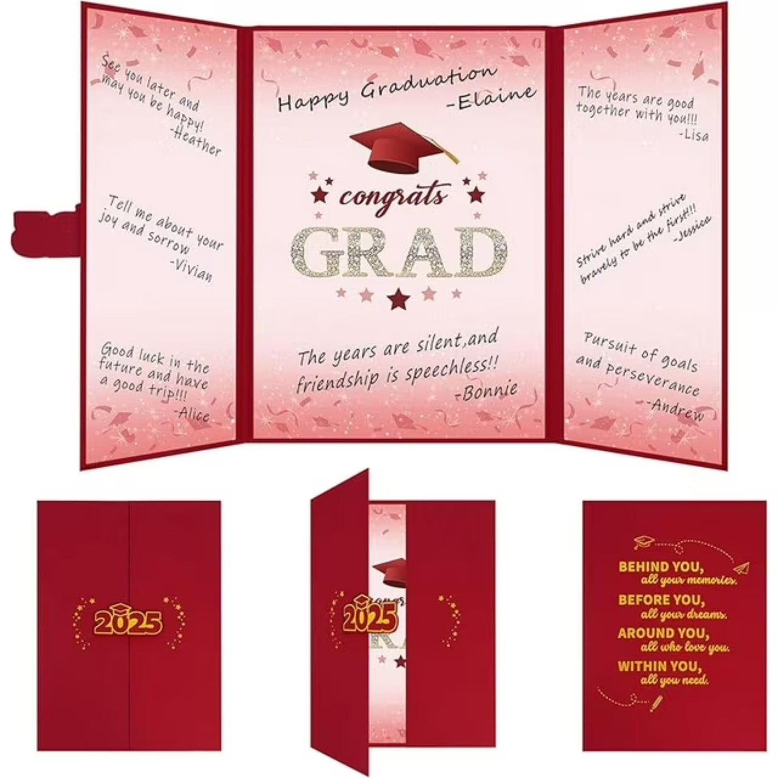 Snfy Graduation Gift Card Book,Graduation Decorations 2025, Graduate ...