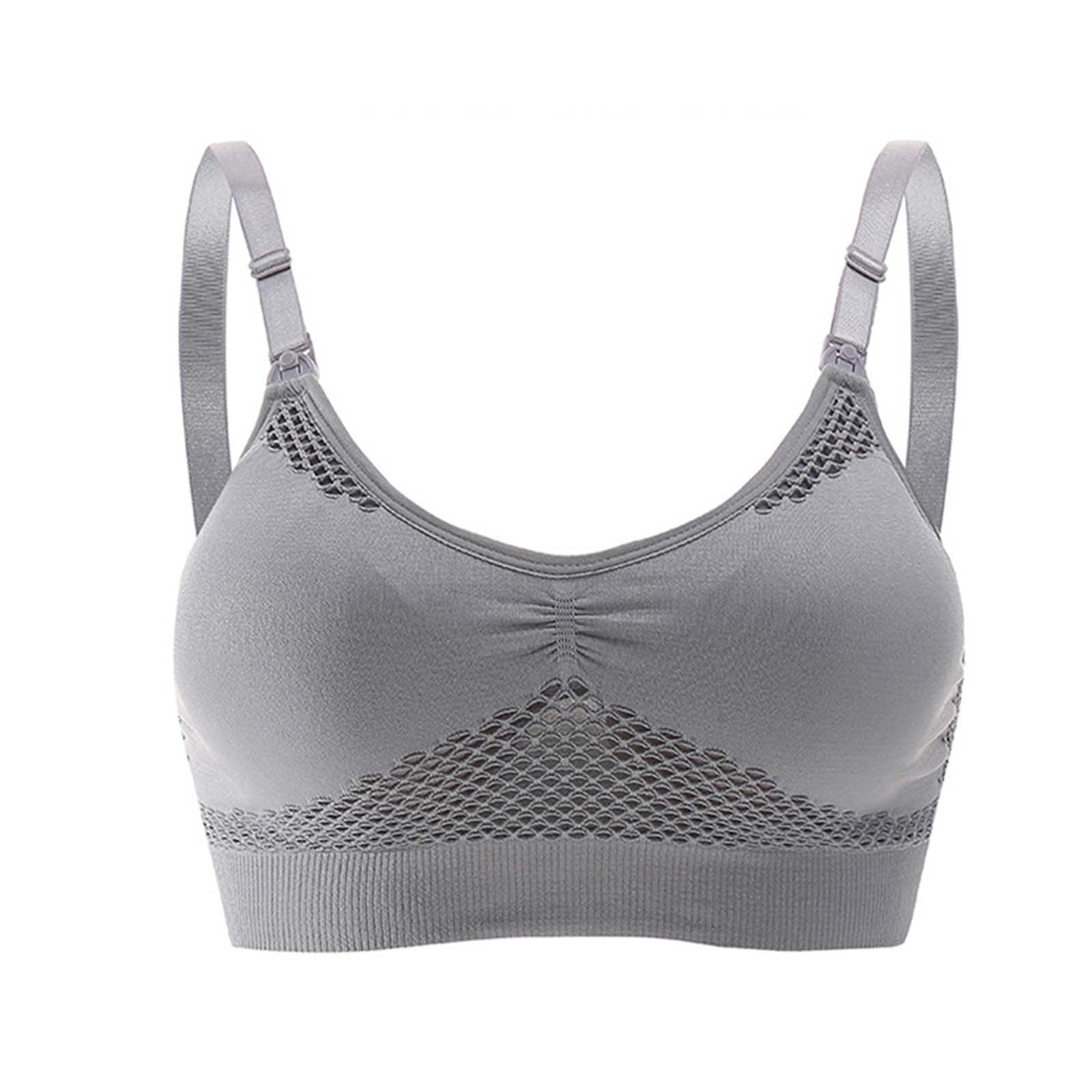 Sngxgn Bra for Women - V Neck Low Impact Wireless Sports Bra Yoga ...