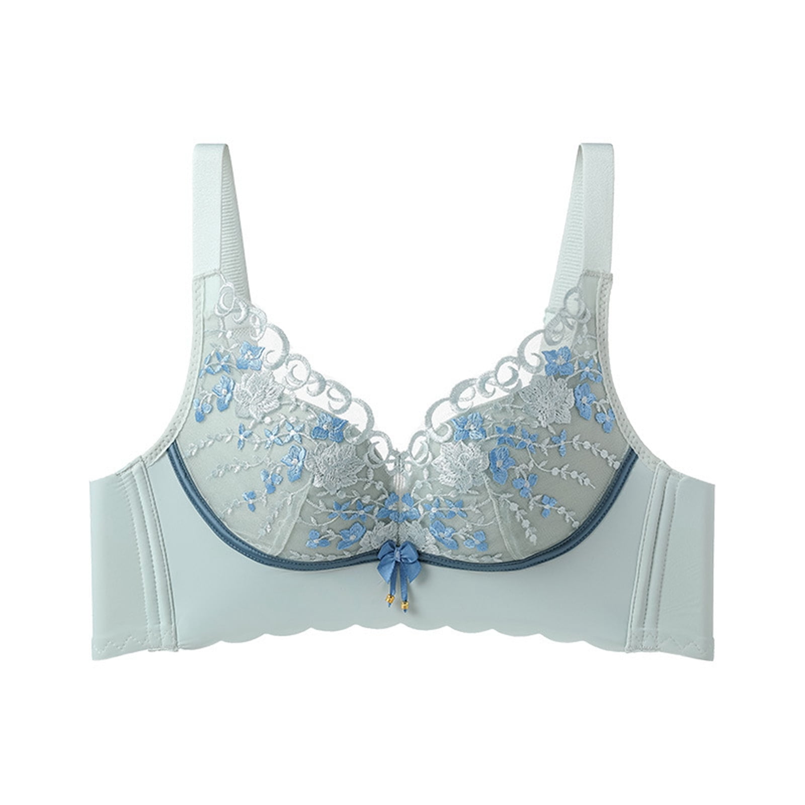 Sngxgn Bras for Women All Day Comfort Bra, No Wire and Light Padded Bra ...