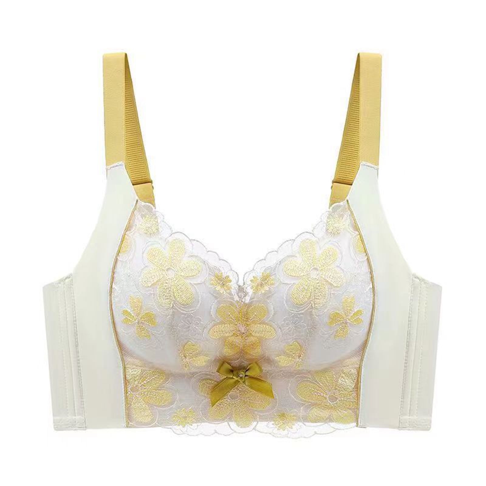 Sngxgn Bras for Women All Day Comfort Bra, No Wire and Light Padded Bra(White,34/75AB) - Walmart.com