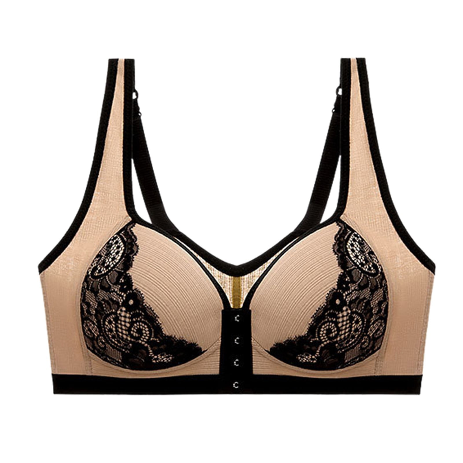 Sngxgn Bras for Women Full Coverage, Unlined Lace Underwire Bra for ...