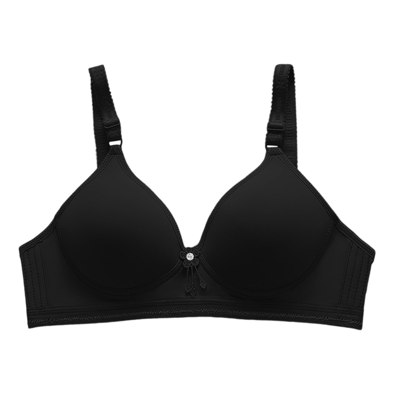 Sngxgn Bras for Women Full Coverage, Unlined Lace Underwire Bra for ...