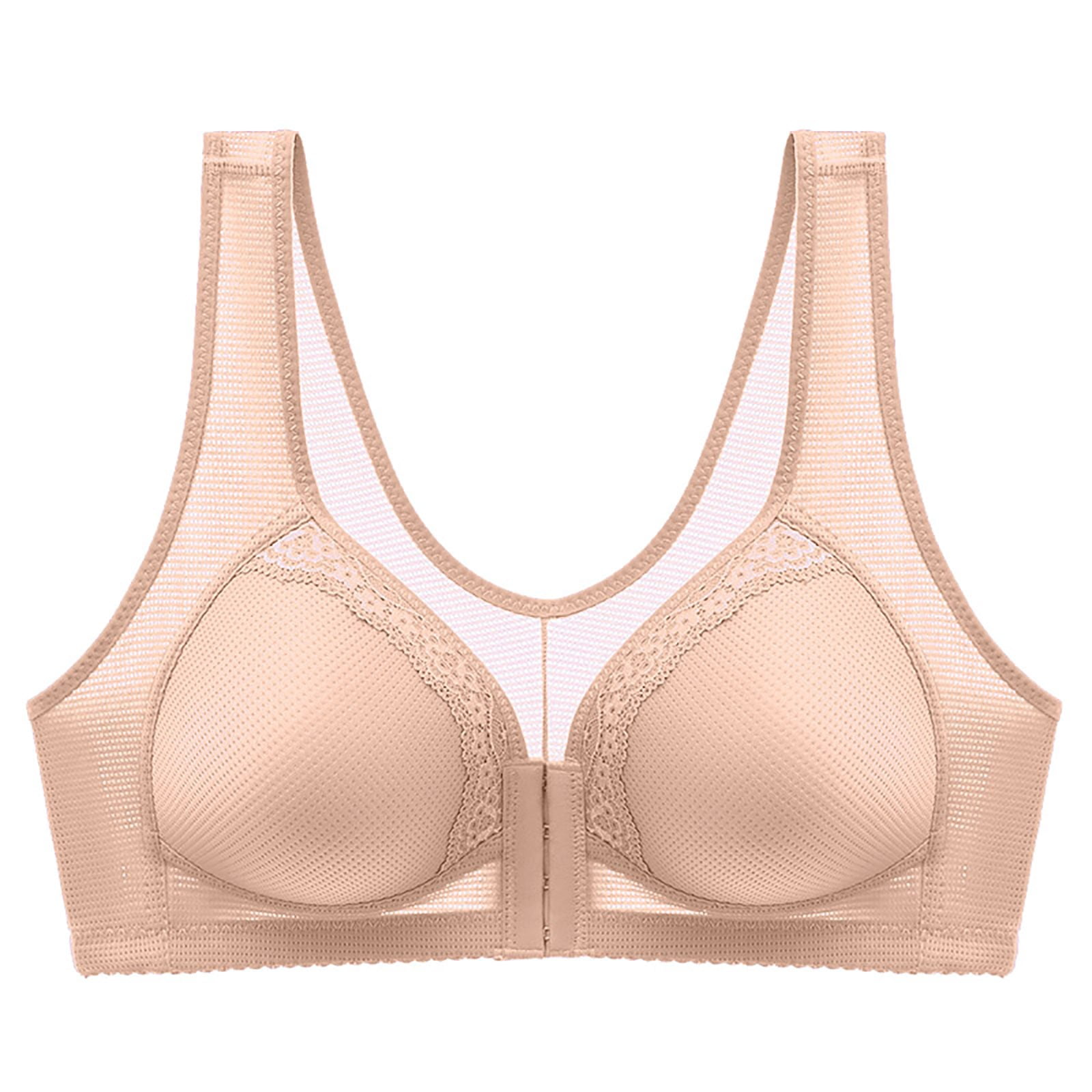 Sngxgn Bras for Women Full Coverage, Unlined Lace Underwire Bra for ...