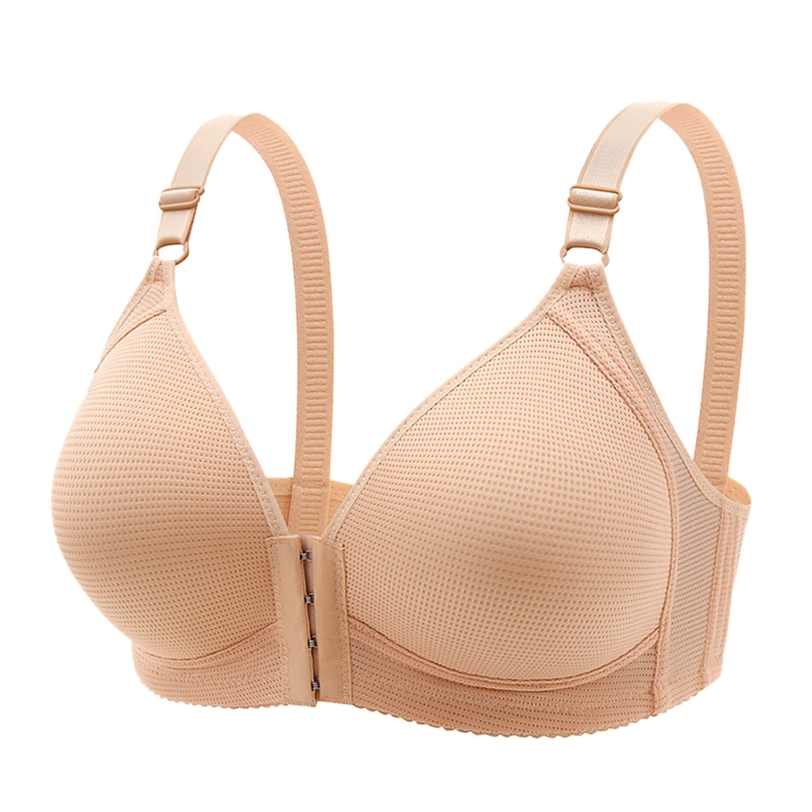 Sngxgn Comfort Unlined Wireless Bra for Women with S upport Silky ...